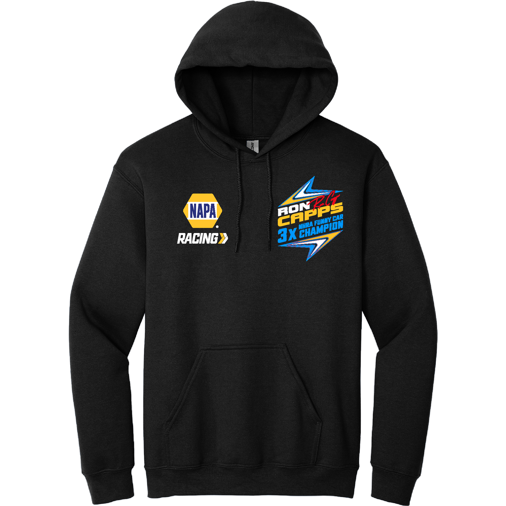 Ron Capps NHRA Racing Hoodie - Black – Ron Capps Online Store